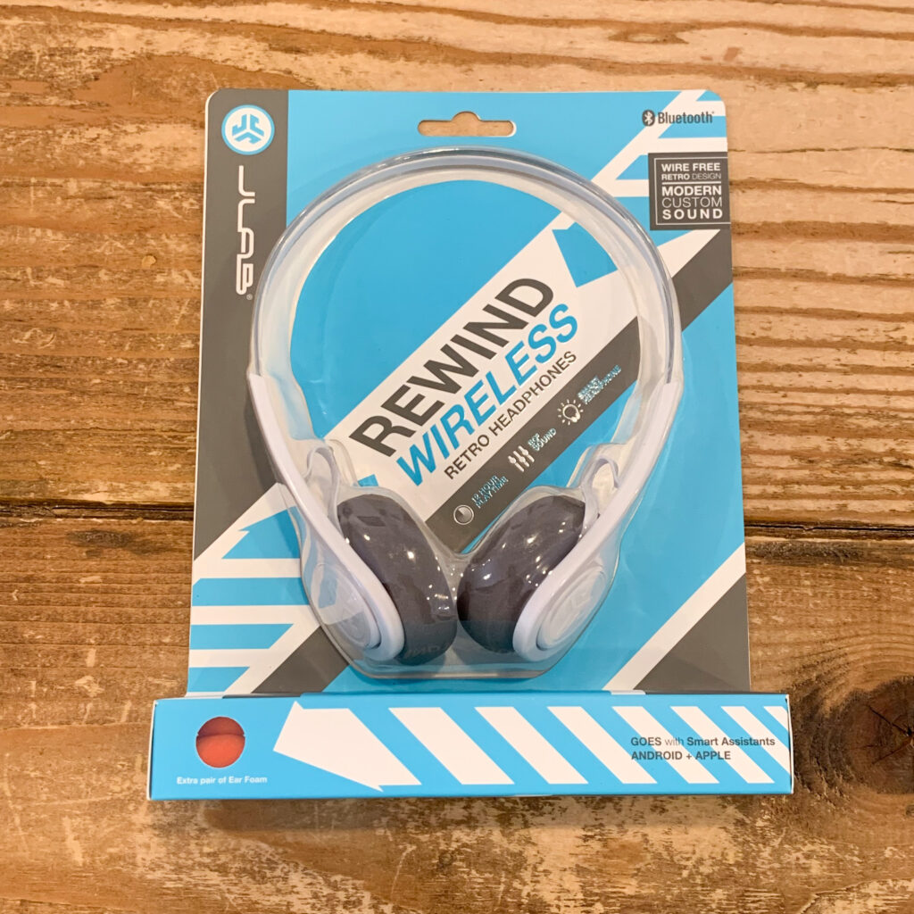 JLab//REWIND WIRELESS RETRO HEADPHONE WHITE – RAPTURE (ラプチャー)